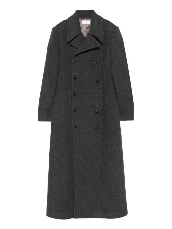 THE NINA STUDIO Parma Double-breasted Coat - Grey