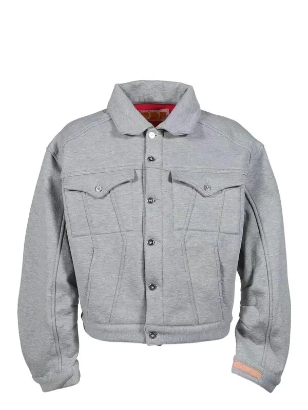 PDF Flap-pockets Jacket - Grey