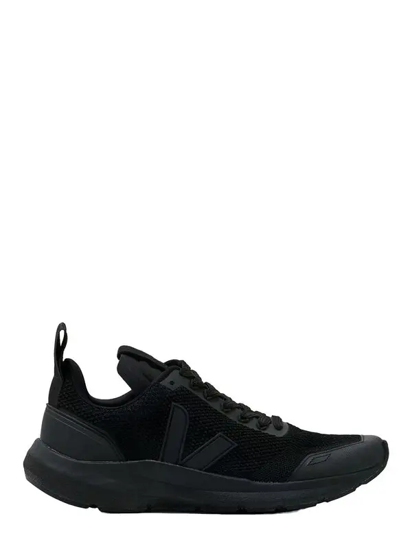 Rick Owens Logo Detail Sneakers - Black