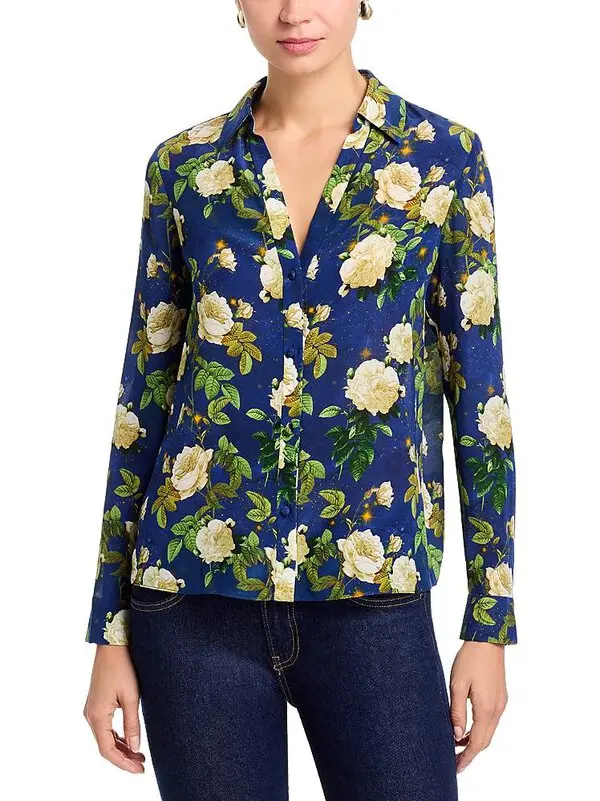Alice + Olivia Eloise Blouse - Twilight Eden