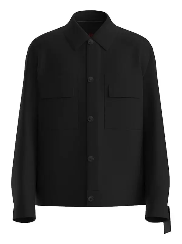 Hugo Juliano Slim Fit Shirt Jacket - Black