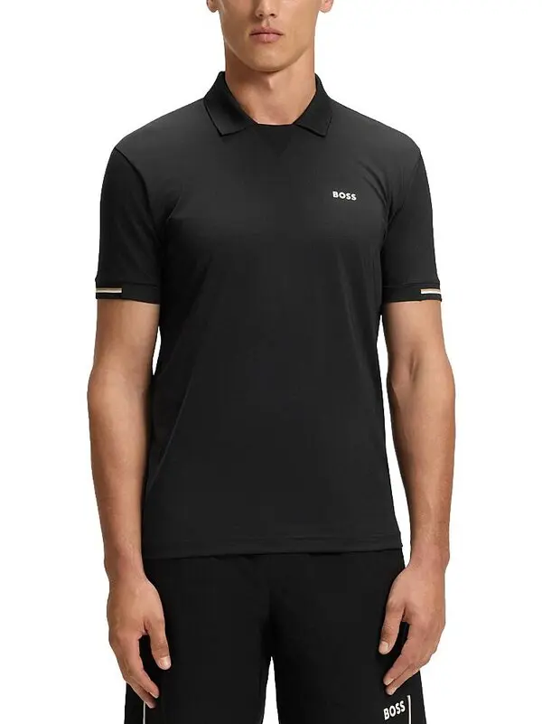 BOSS Palle Mesh Polo - Black