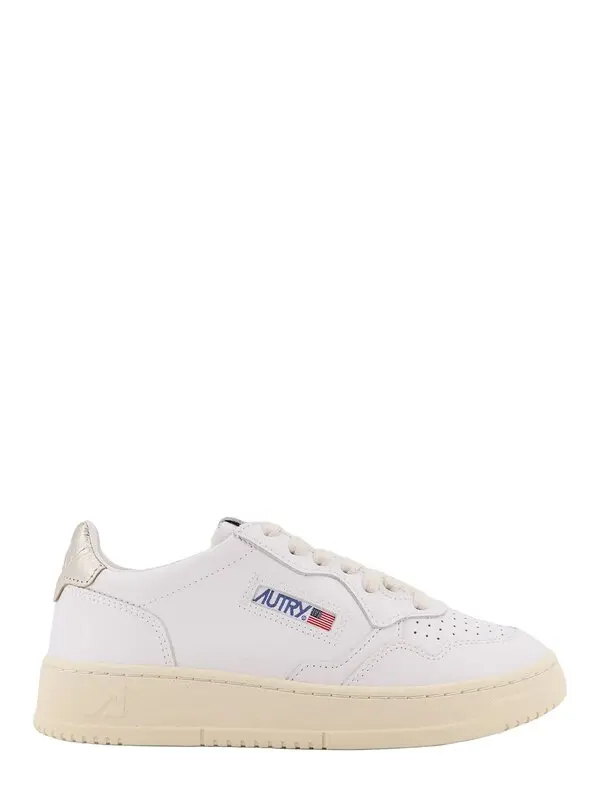 AUTRY Medalist Leather Sneakers - White