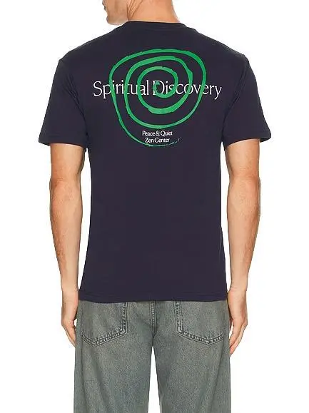 MUSEUM OF PEACE & QUIET Spiritual Discovery T-shirt - Navy