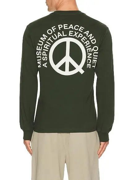 MUSEUM OF PEACE & QUIET Spiritual Experience Long Sleeve T-shirt - Forest