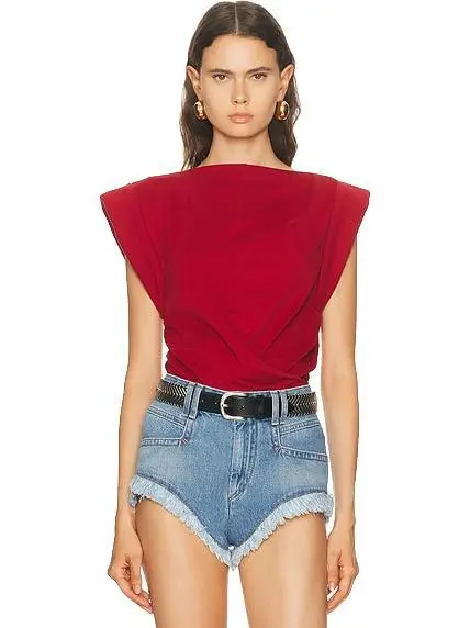 Isabel Marant Étoile Maisan Top - Cherry