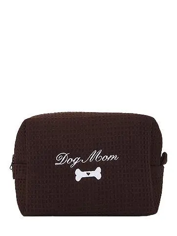 ABBODE Dog Mom Waffle Pouch - Chocolate