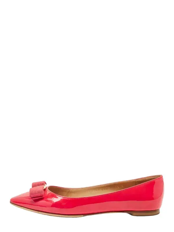 FERRAGAMO Zeri Ballet Flats - Red