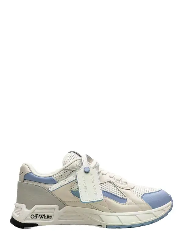 Off-White Kick Off Leather Sneakers - Neutrals
