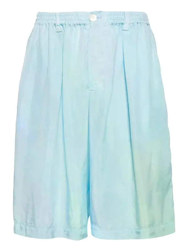 Marni Straight-leg Bermuda Shorts - Blue