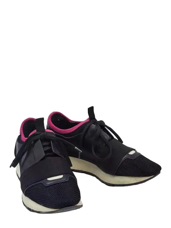 Balenciaga Race Runner Mesh Sneakers - Blue