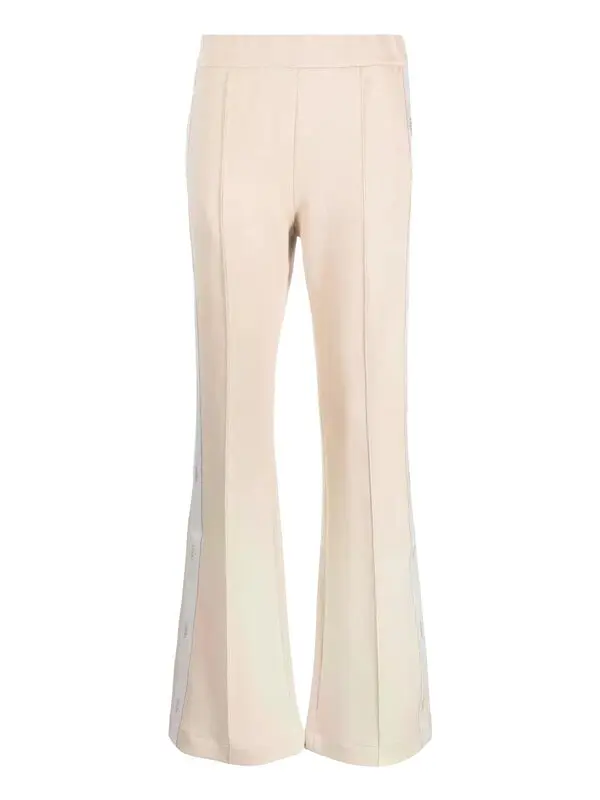 Fendi Logo-tape Flared Track Pants - Neutrals