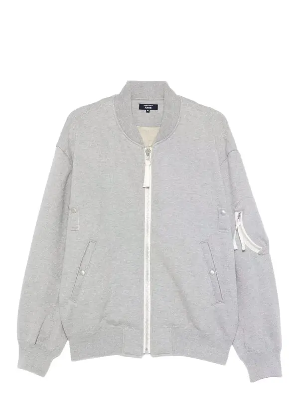 Comme Des Garçons Zipped Bomber Jacket - Grey