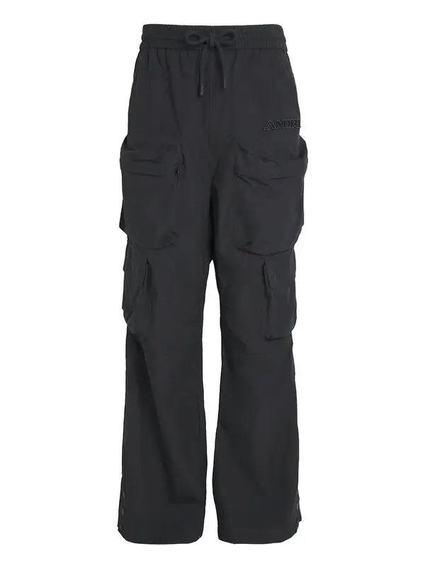Amiri Cotton Cargo Trousers - Black