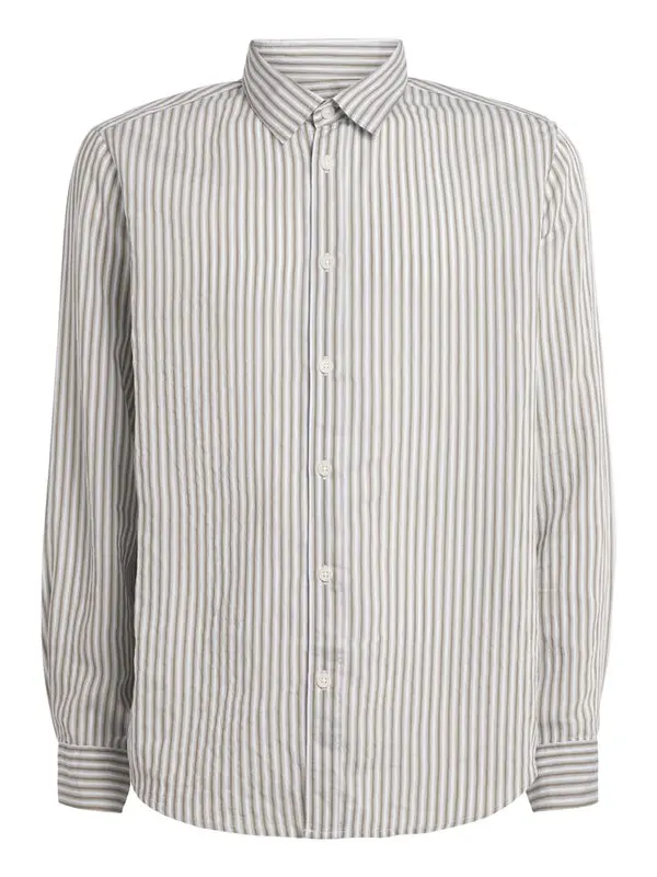 WAX LONDON Stripe Shelly Shirt - Green