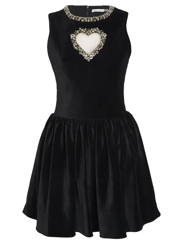 Alice + Olivia Ella Mini Dress - Black