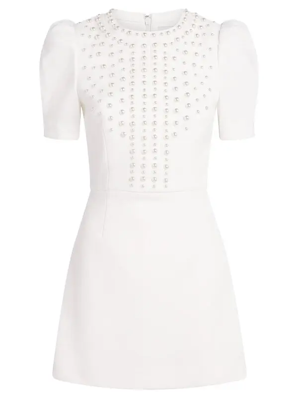 Rebecca Vallance Embellished Mini Dress - Ivory