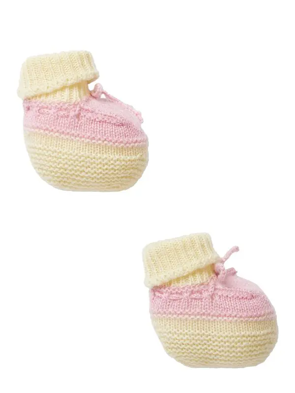 Bonpoint X Guest In Residence Cashmere Booties - Pink