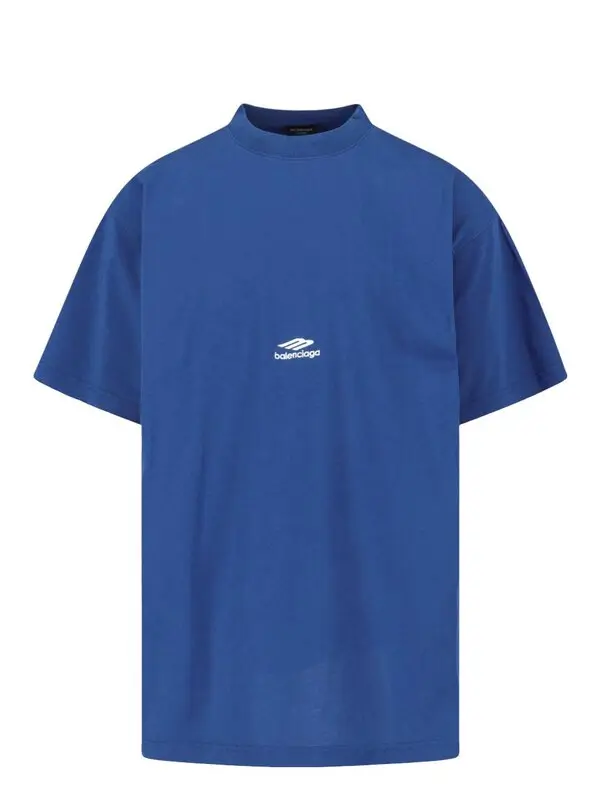 Balenciaga 3b Sports Icon' T-shirt - Blue
