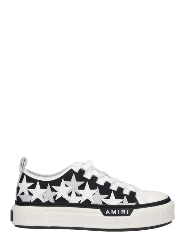 Amiri Stars Court Low-top Sneakers - Black