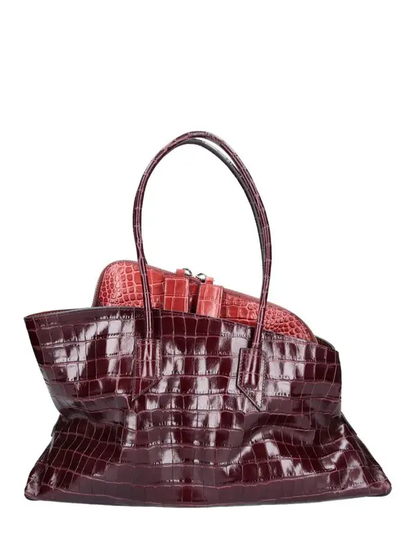 Attico La Passeggiata Medium Handbag - Red