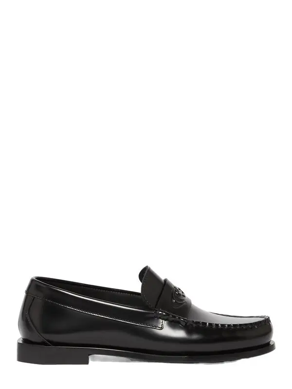 Casablanca Leather Loafers - Black