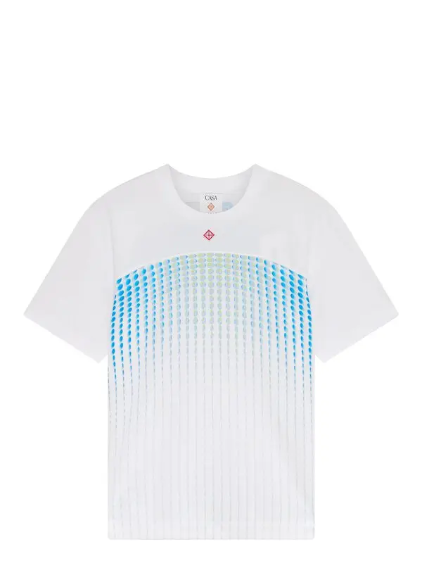 Casablanca Tennis Tech Short Sleeve T-shirt - Multicolor