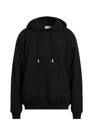 OFF-WHITE™ Cotton-blend Logo Hoodie - Black