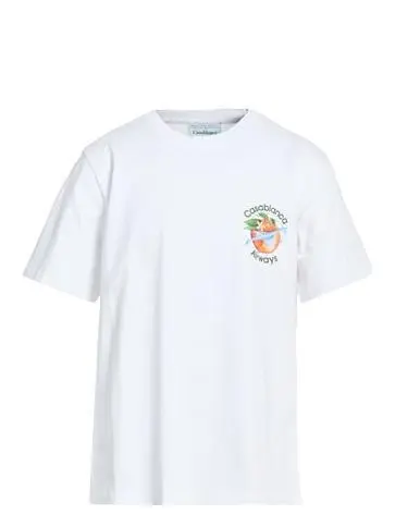 Casablanca T-shirt Size Organic Cotton - White