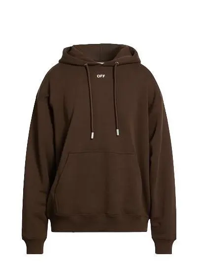 OFF-WHITE™ Hooded Sweatshirt - Brown