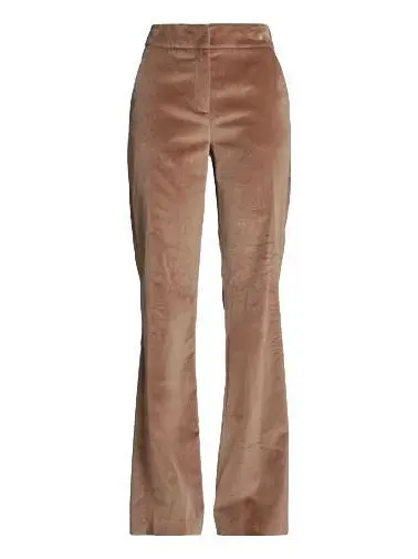DRUMOHR Flared Velvet Pants - Beige