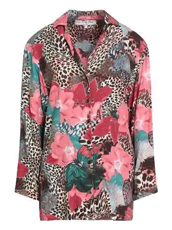 CONNOR & BLAKE Floral-print Twill Shirt - Pink