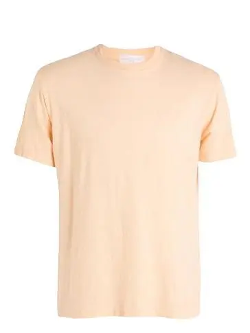 DANIELE FIESOLI T-shirt Apricot Size Linen, Elastane - Orange