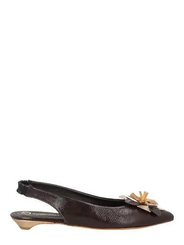 DIVINE FOLLIE Slingback Ballerinas - Brown