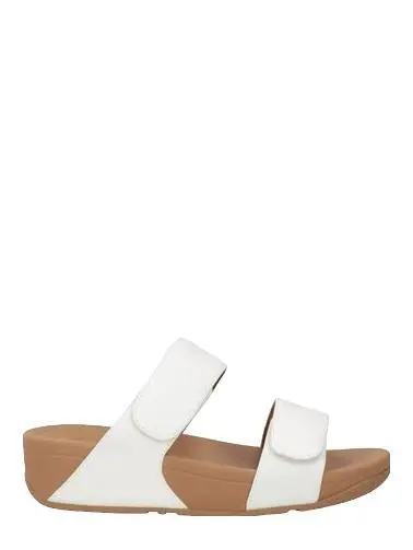 Fitflop Leather Sandals - White