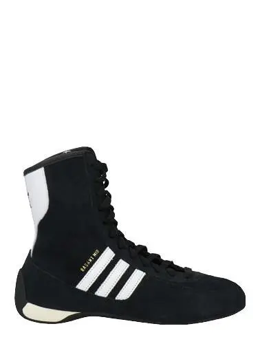 Adidas Originals By Alexander Wang Leather High-top Sneakers - Black