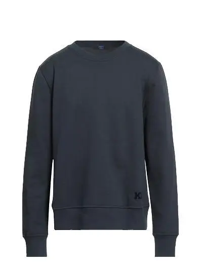 Kiton Cotton-blend Flocked Sweatshirt - Navy
