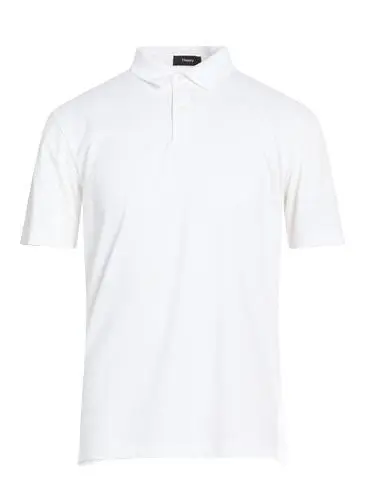 Theory Polo Shirt Size Cotton, Polyester - White