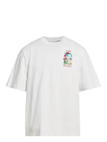 Casablanca T-shirt Size Organic Cotton - White