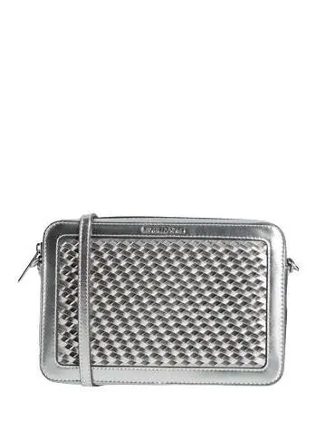 Michael Kors Leather Crossbody Camera Bag - Silver