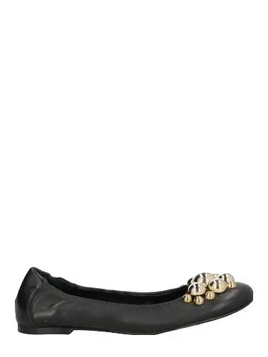 RAS Leather Ballet Flats - Black