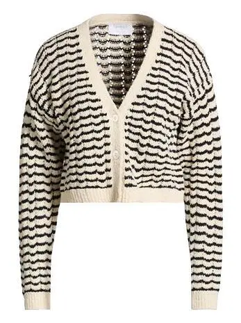DANIELE FIESOLI Collezione N_01 Striped Cardigan - White