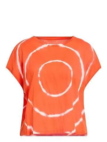 Majestic Filatures Printed Organic Cotton T-shirt - Orange