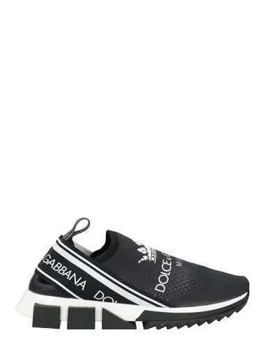 Dolce & Gabbana Low-top Knitted Sneakers - Black