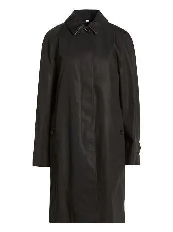 Burberry Cotton Overcoat - Black