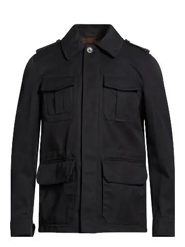 Montedoro Safari Jacket In Gabardine - Black
