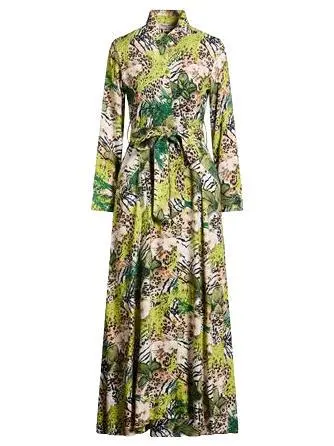 CONNOR & BLAKE Maxi Shirt Dress - Green