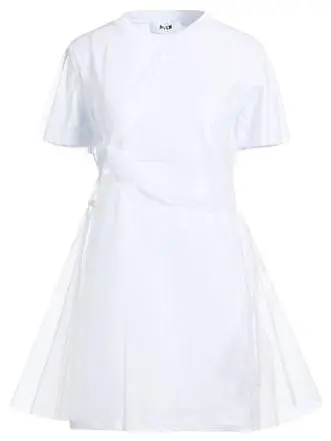MSGM Mini Flared Dress - White