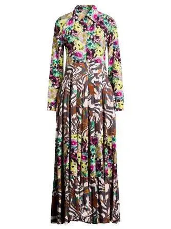 CONNOR & BLAKE Maxi Shirt Dress - Purple