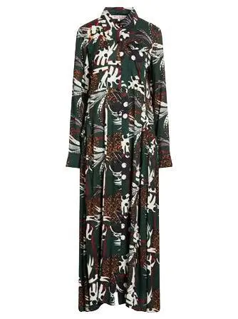 CONNOR & BLAKE Maxi Shirt Dress - Green
